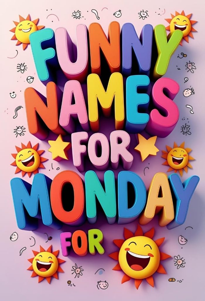500+ Funny Names for the Days of the Week You'll Love!